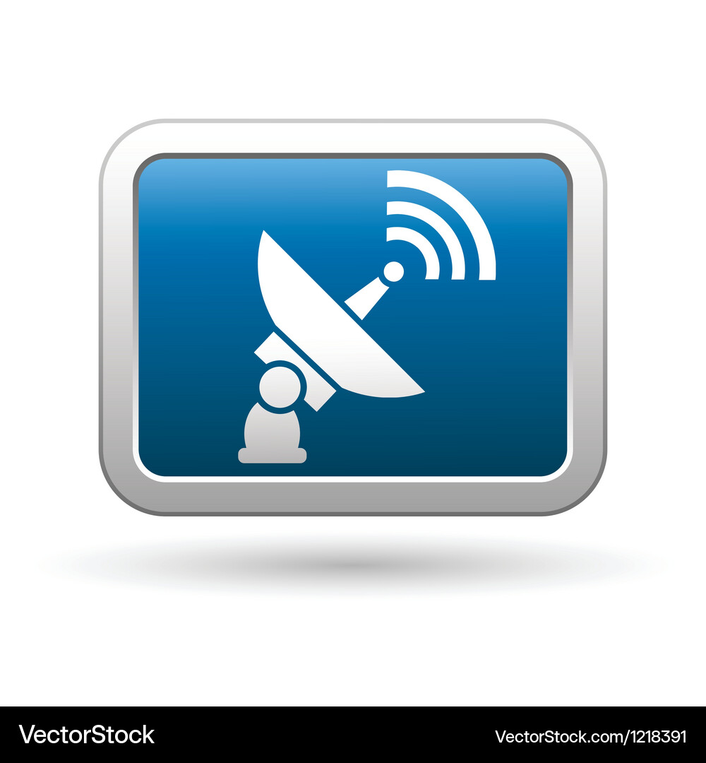 Satellite Communication Icon Royalty Free Vector Image