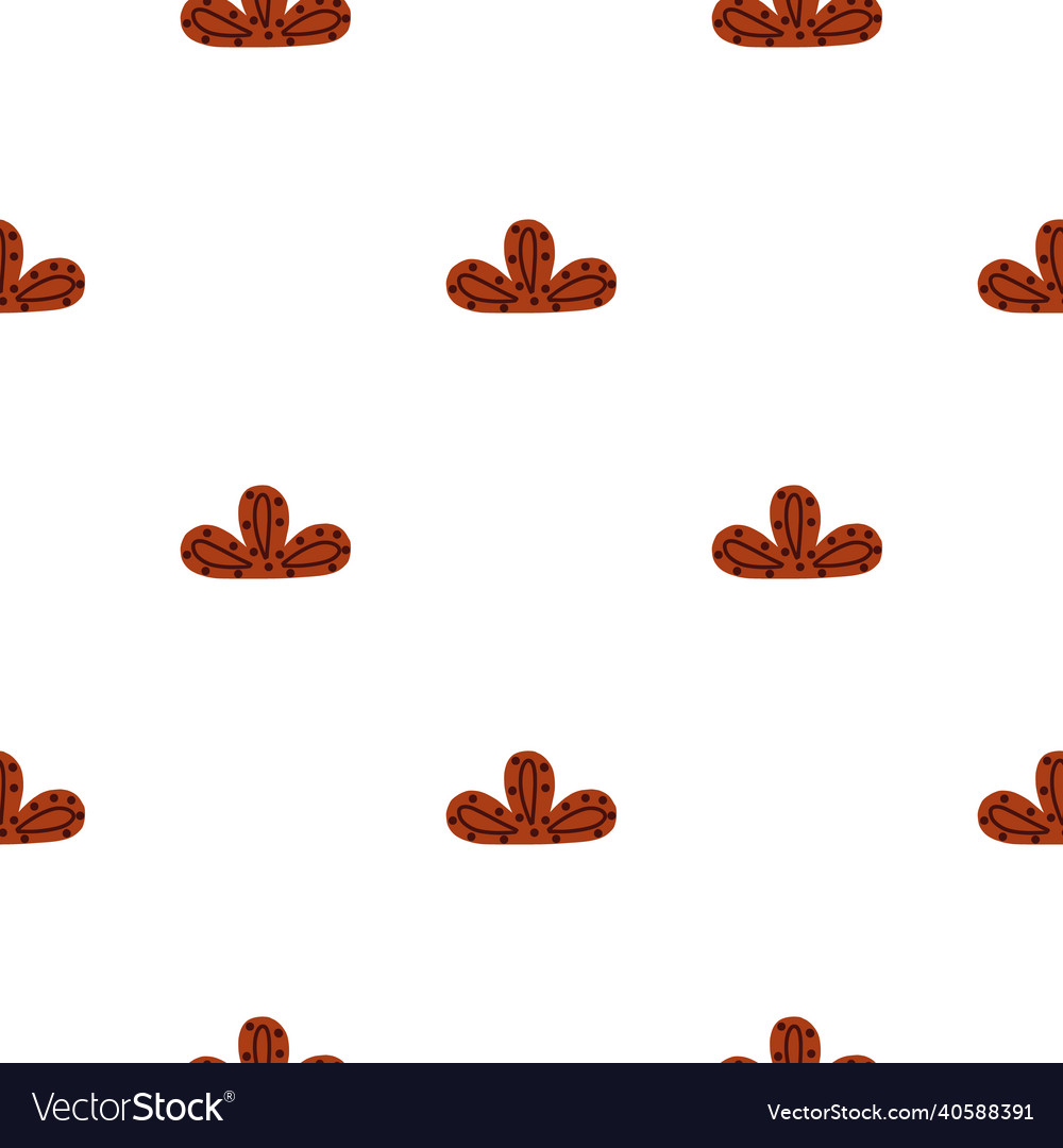 Seamless pattern abstract clouds on white Vector Image