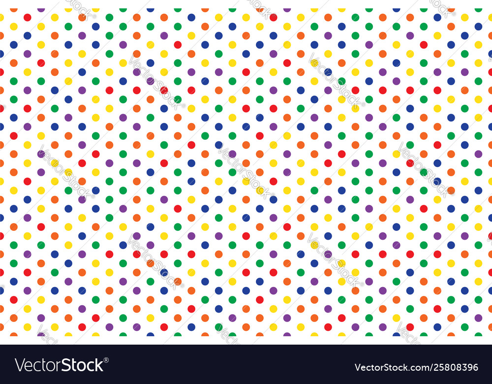 Circle pattern multi color seamless abstract Vector Image