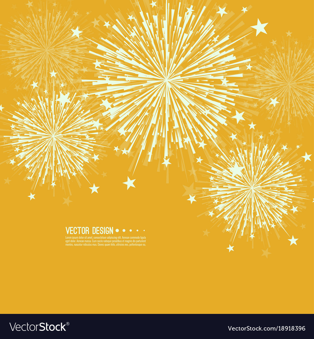Firework design Royalty Free Vector Image - VectorStock