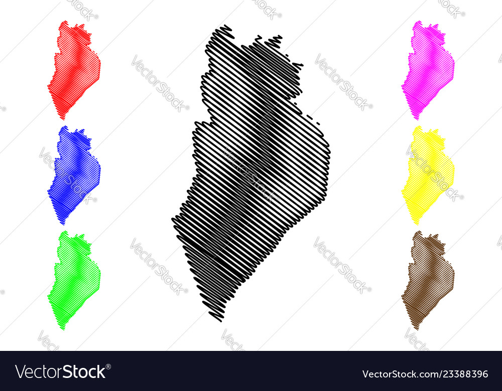 Perlis map Royalty Free Vector Image - VectorStock