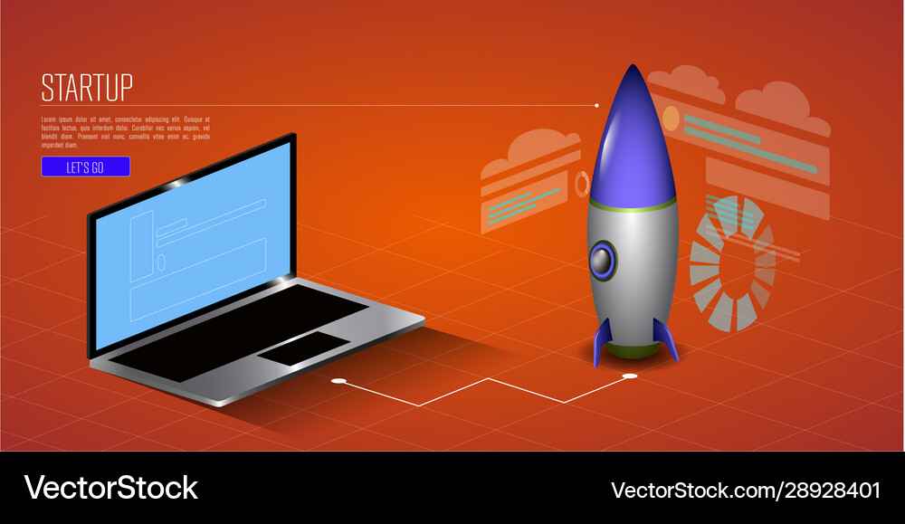 Business startup Royalty Free Vector Image - VectorStock