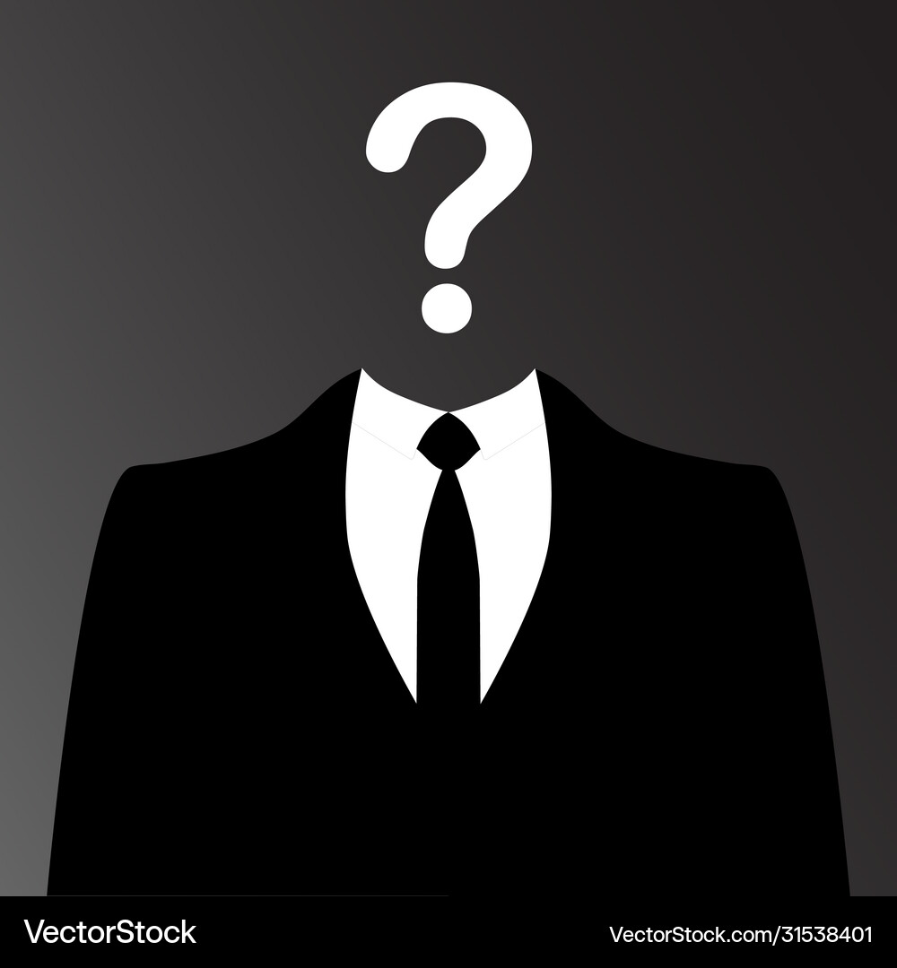 Man With Question Mark Head Logo