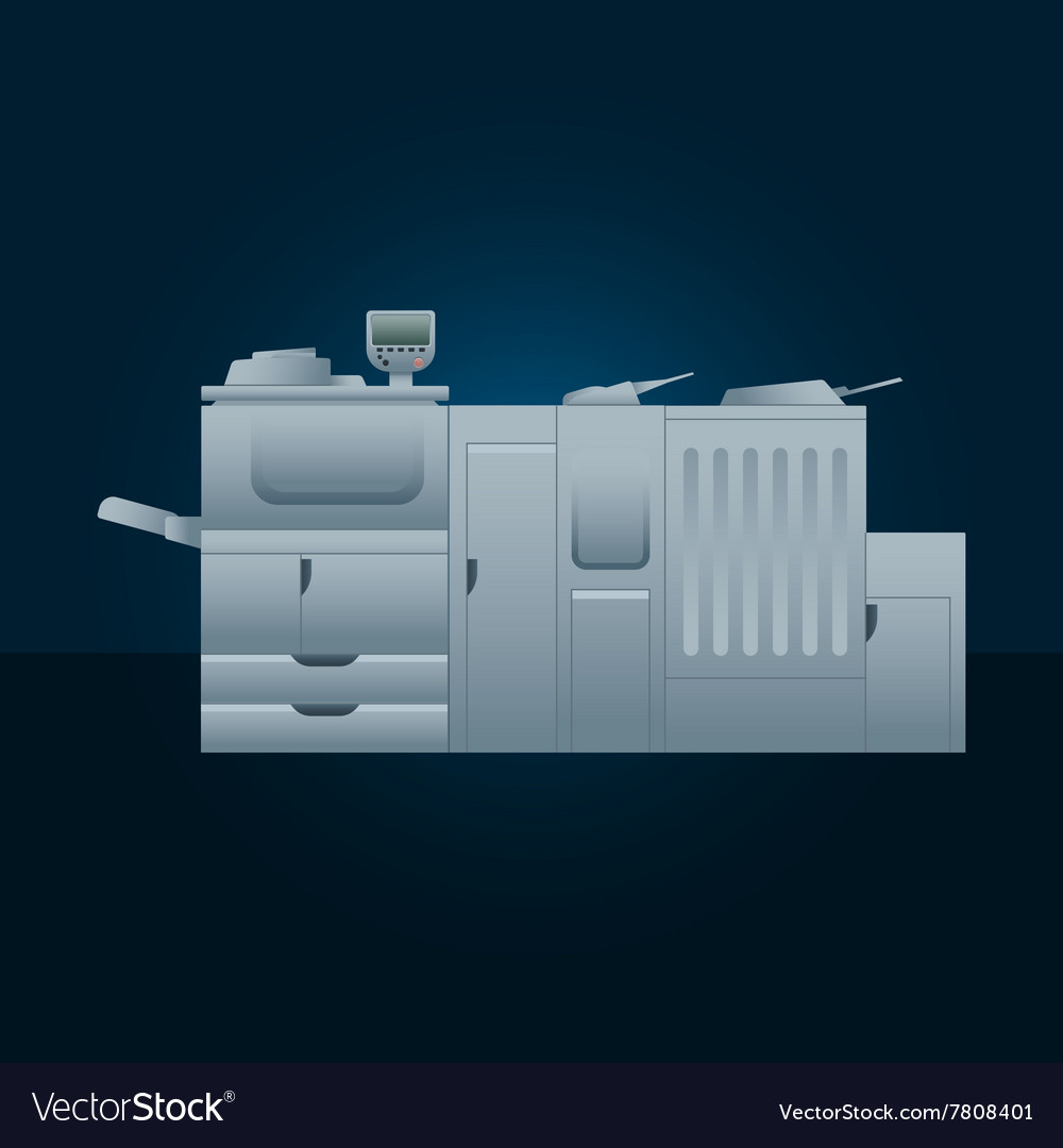 Digital printer Royalty Free Vector Image - VectorStock