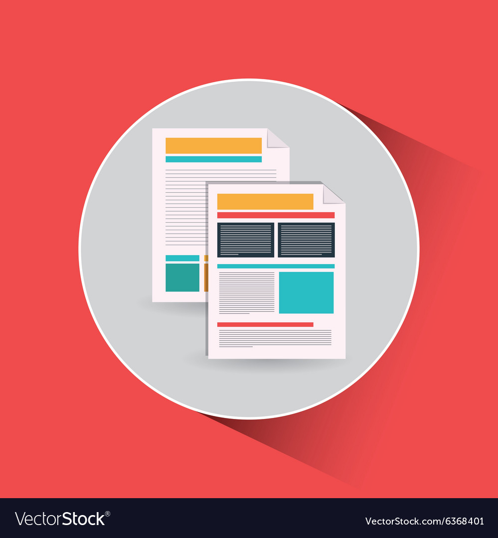 Documents icon Royalty Free Vector Image - VectorStock