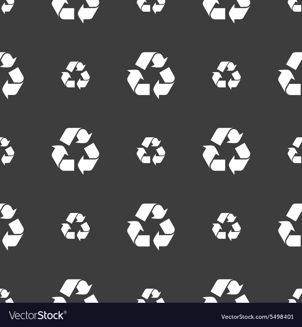 Processing icon sign seamless pattern on a gray Vector Image