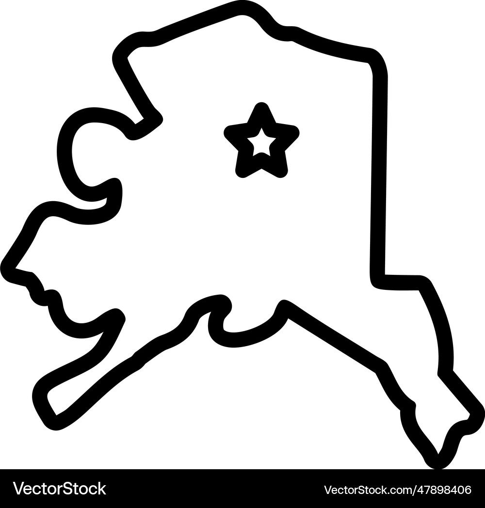 Alaska Royalty Free Vector Image - VectorStock