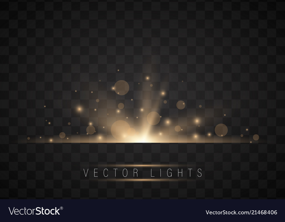 Glow light effect Royalty Free Vector Image - VectorStock