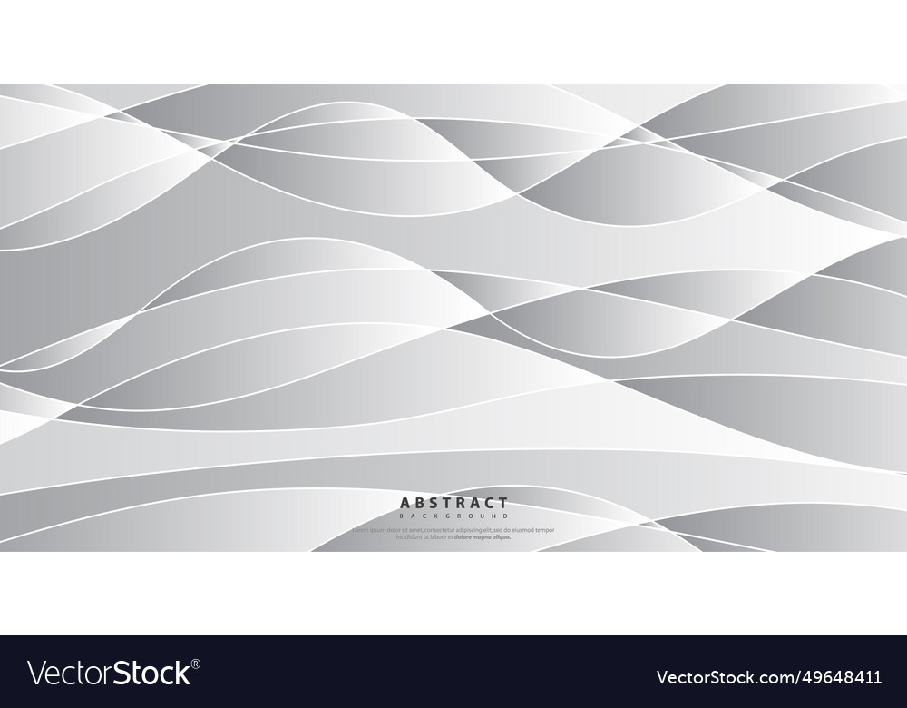 Hand drawn lines abstract pattern wave simple Vector Image