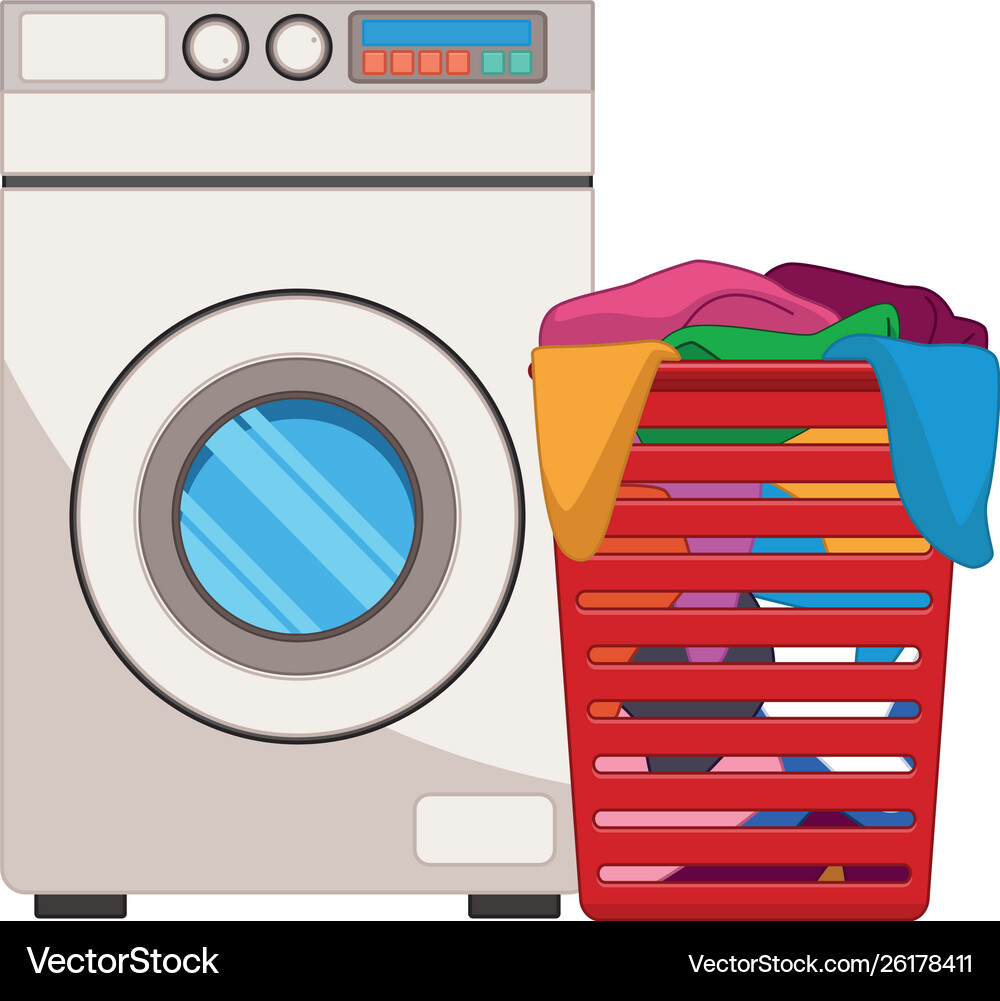 Laundry wash and cleaning icons Royalty Free Vector Image