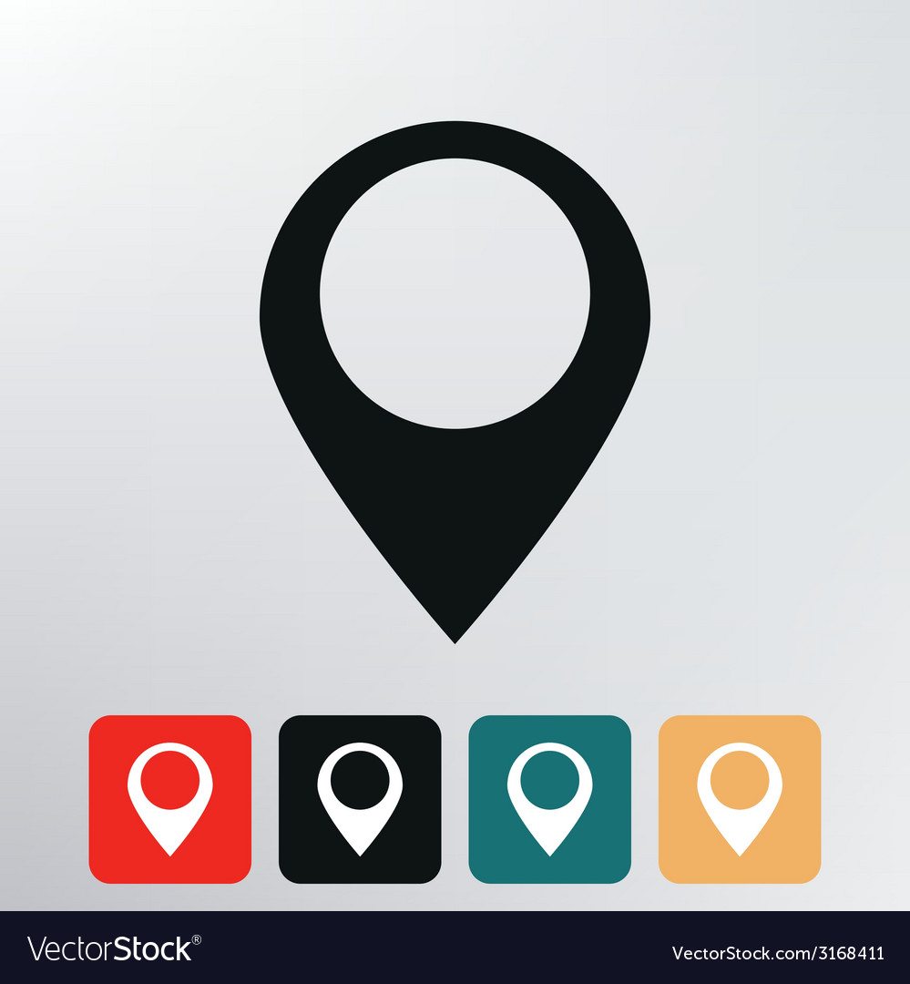 Map point icon Royalty Free Vector Image - VectorStock