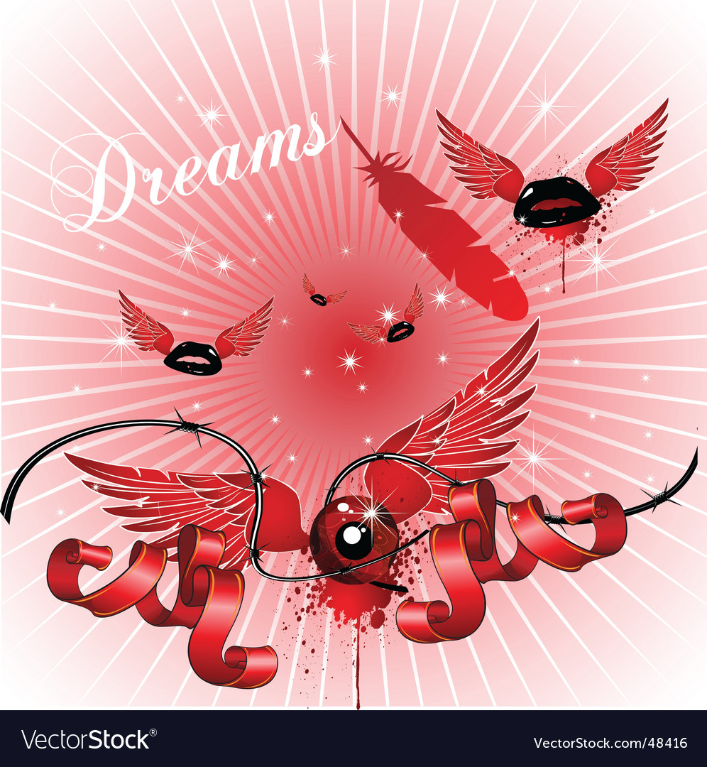 Dreamy background Royalty Free Vector Image - VectorStock