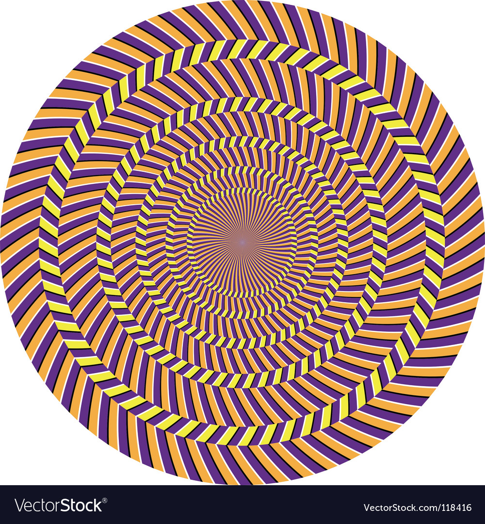 Optical illusion Royalty Free Vector Image - VectorStock