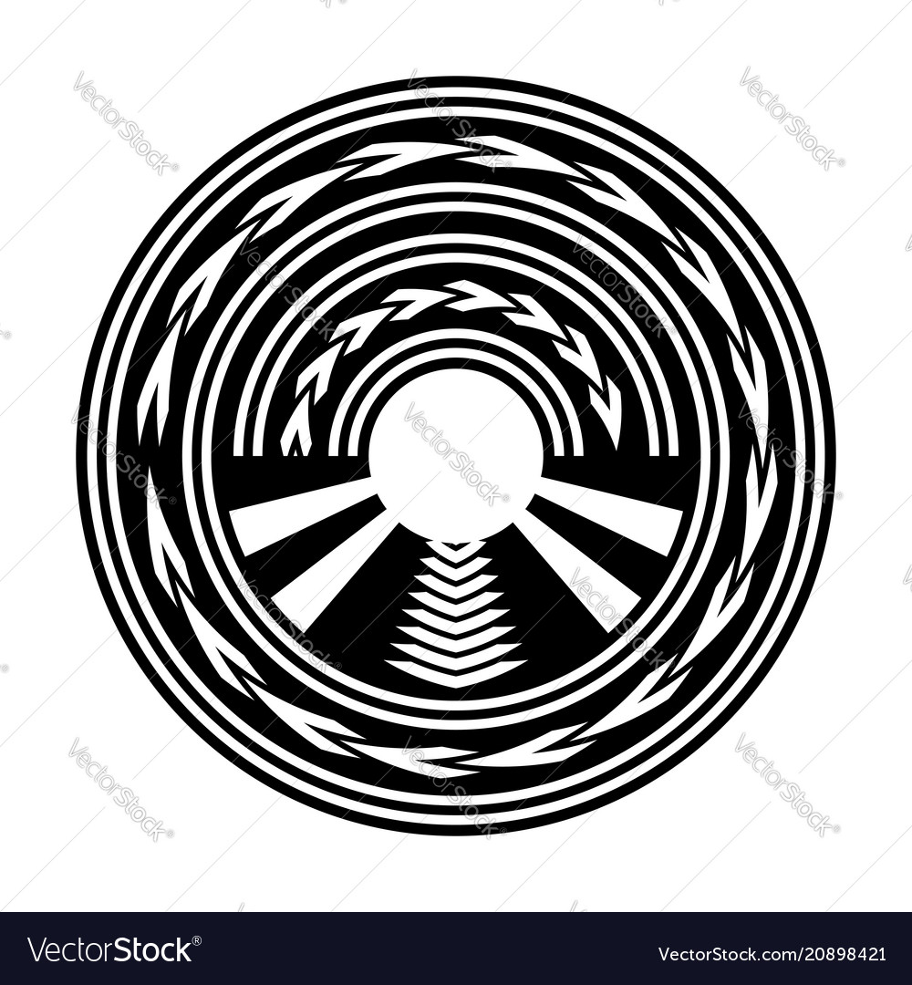 Abstract circle design Royalty Free Vector Image