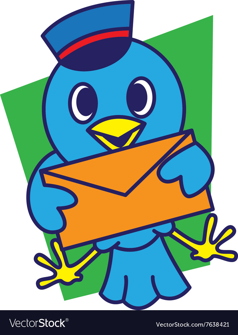 Bird Postmans Royalty Free Vector Image - VectorStock