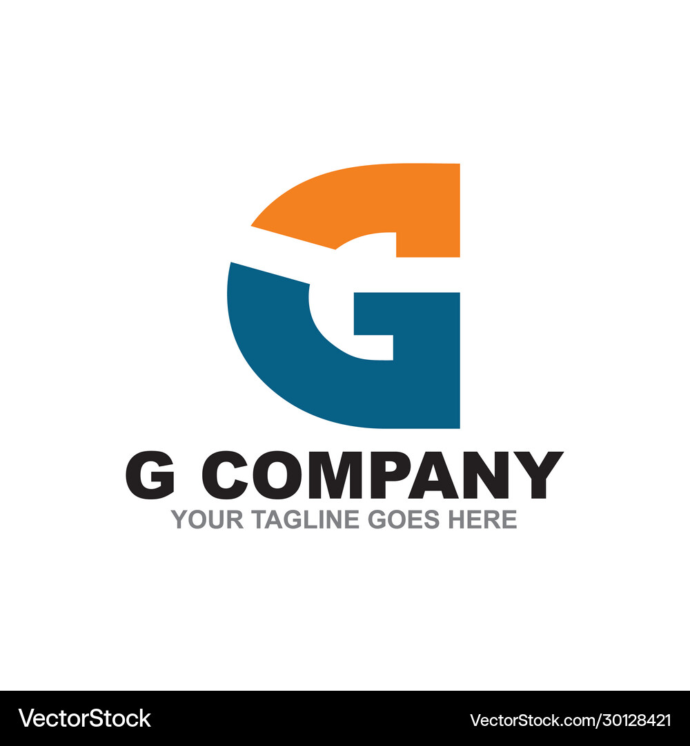 G letter initial logo design template Royalty Free Vector