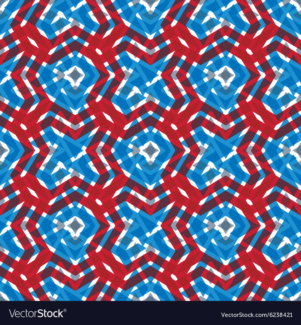 Geometric messy lined seamless pattern bright Vector Image