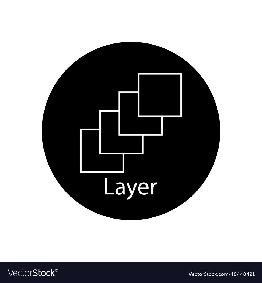 Layer icon Royalty Free Vector Image - VectorStock