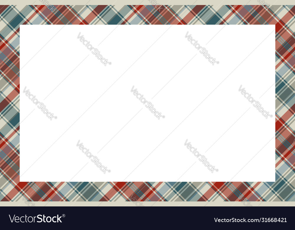 Rectangle borders and frames border pattern Vector Image