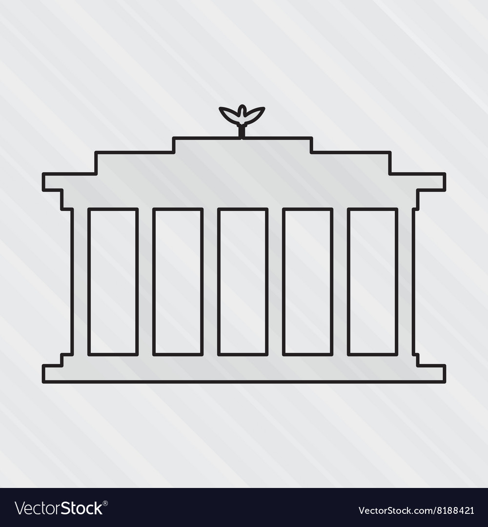 World monument design Royalty Free Vector Image