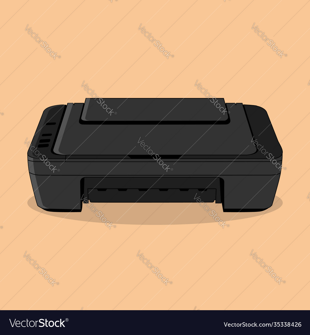 A printer Royalty Free Vector Image - VectorStock
