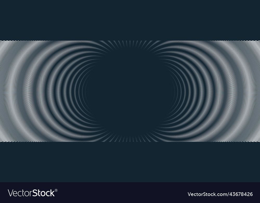 Abstract wave background made with linear moire Vector Image