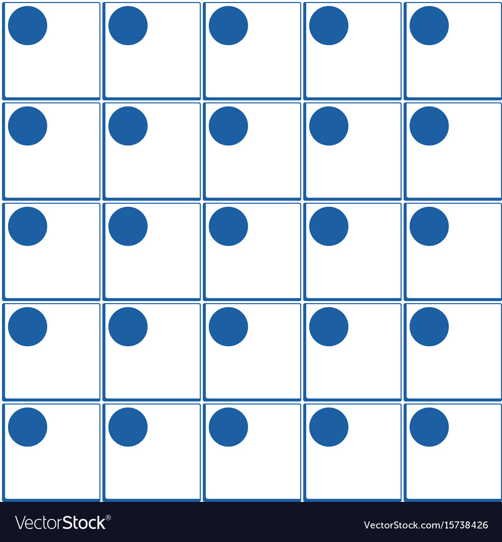 Geometric seamless pattern a grid of circles Vector Image