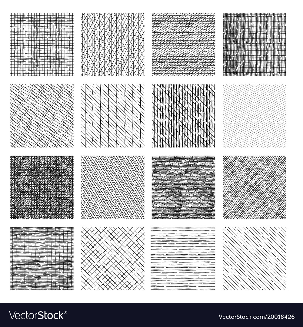 Seamless pattern rough hatching grunge texture Vector Image