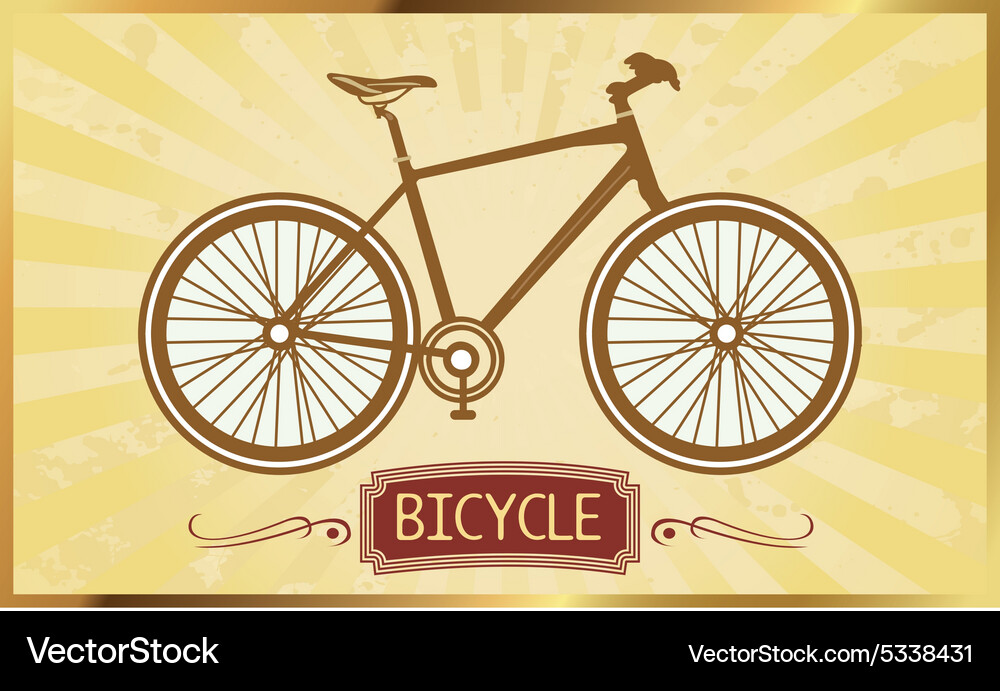Bicycles image Royalty Free Vector Image - VectorStock