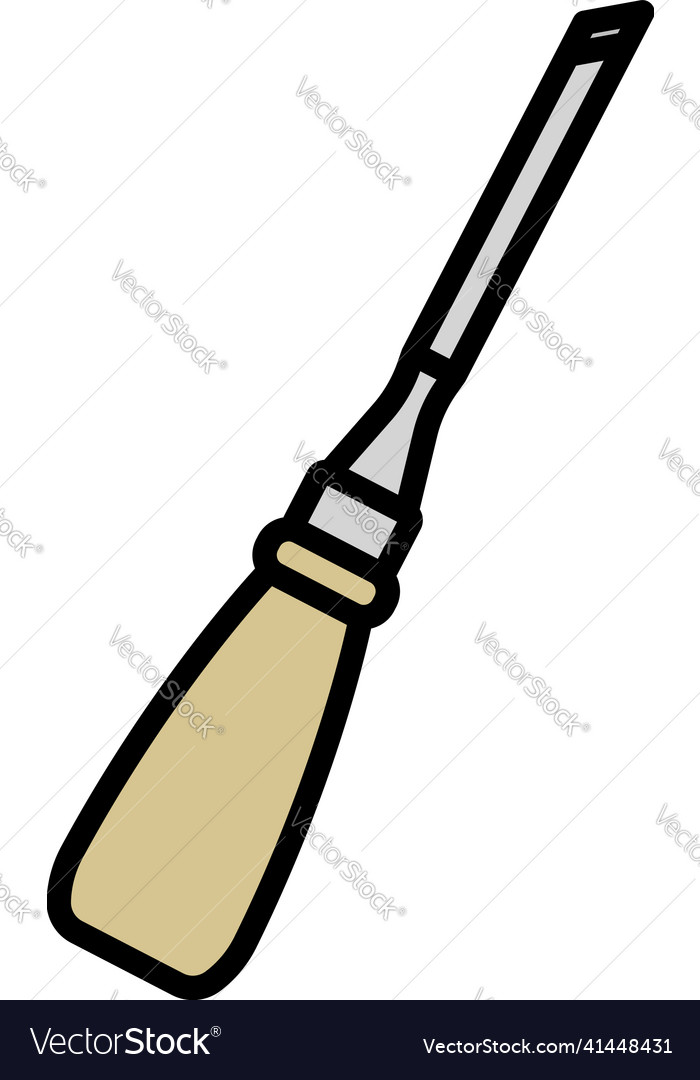 Chisel icon Royalty Free Vector Image - VectorStock