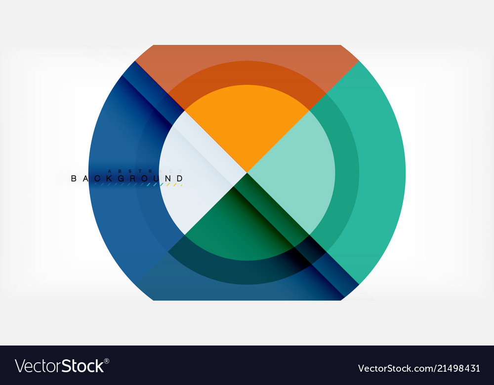 Circle abstract background Royalty Free Vector Image