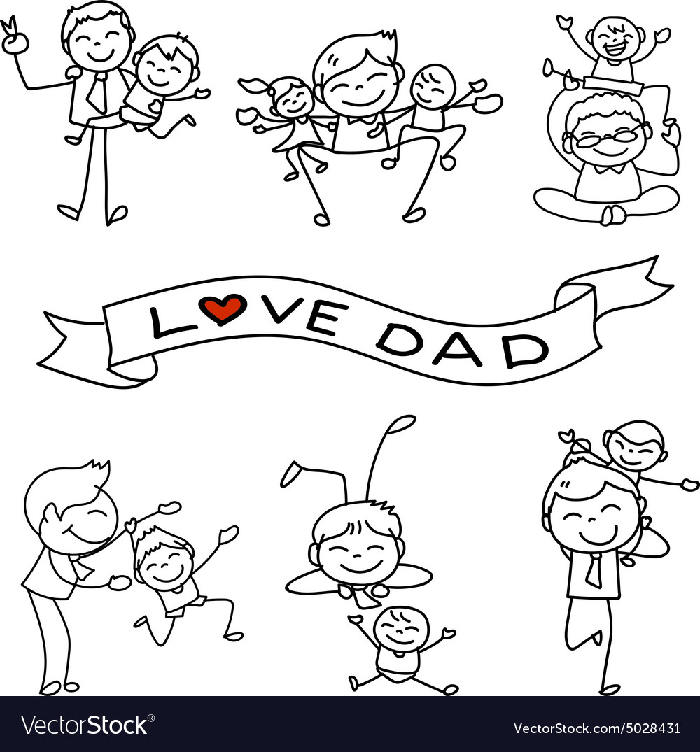 Dad Royalty Free Vector Image - VectorStock