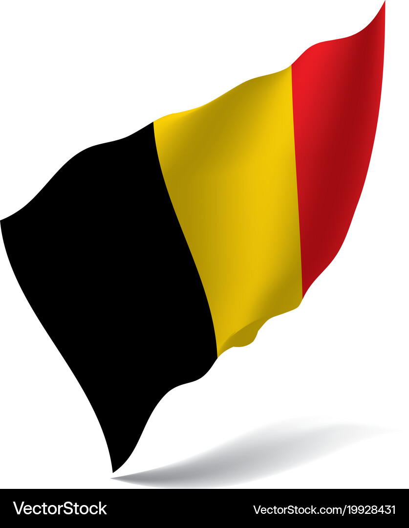 Flag of belgium Royalty Free Vector Image - VectorStock