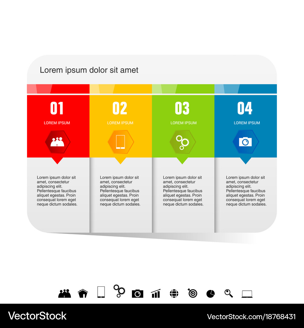 Infographic set design Royalty Free Vector Image