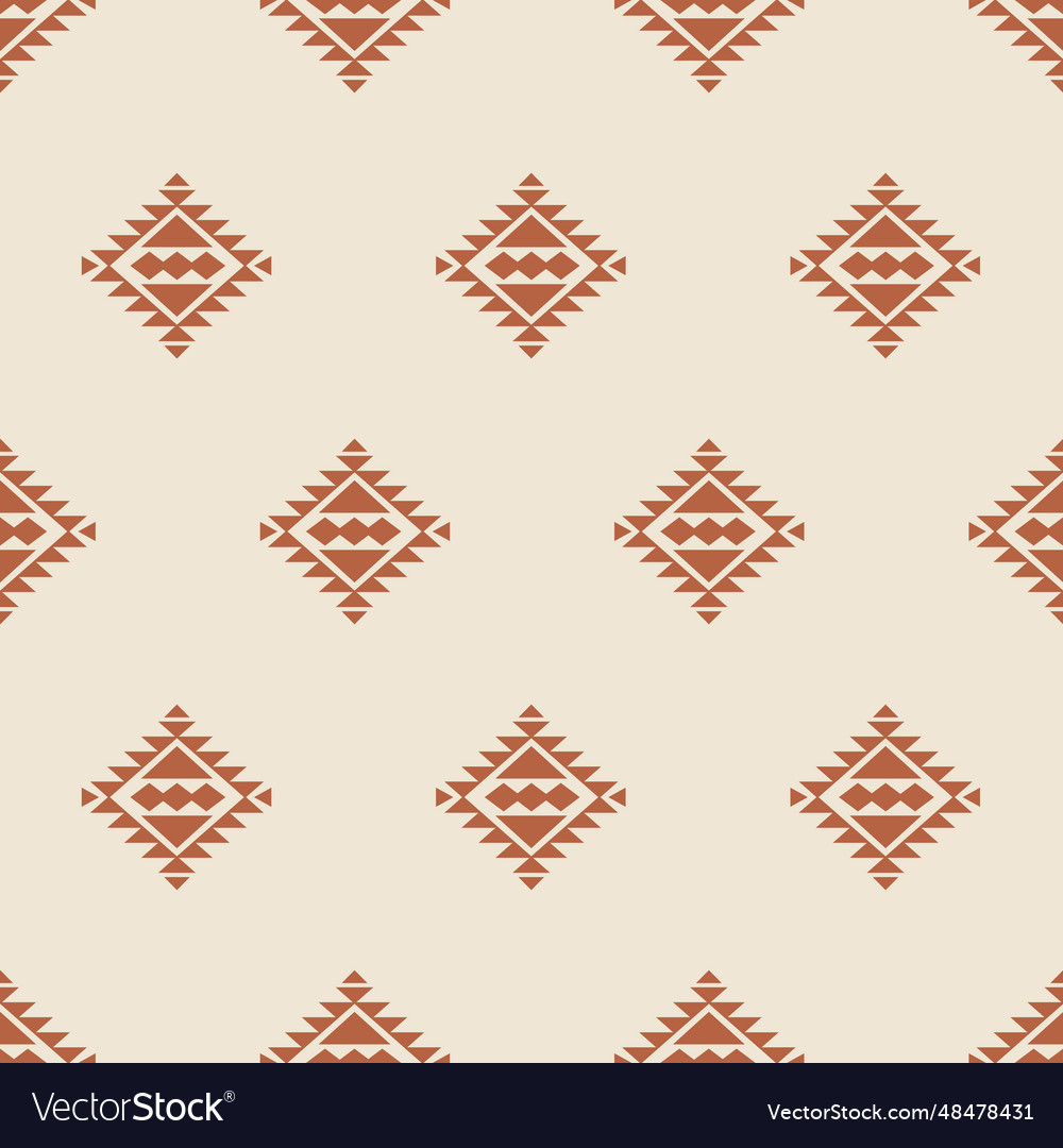 Minimal southwestern boho navajo seamless pattern Vector Image