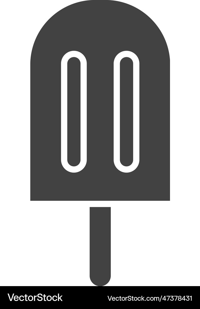 Popsicle icon image Royalty Free Vector Image - VectorStock