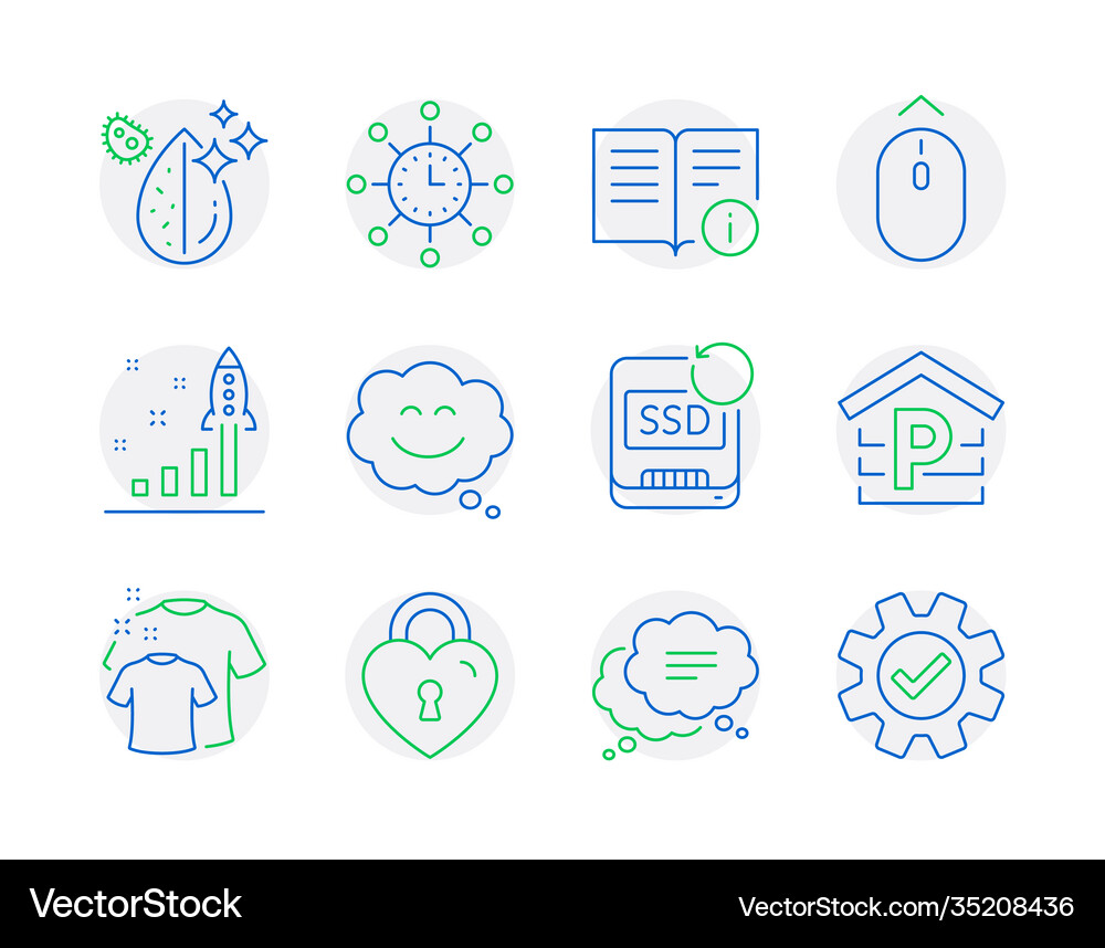 Business icons set included icon as development Vector Image