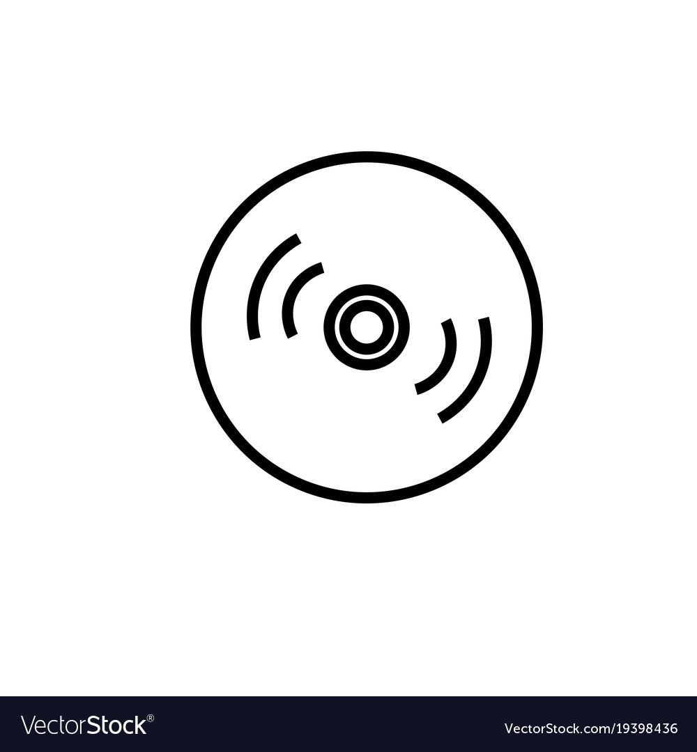 Cd disk icon Royalty Free Vector Image - VectorStock