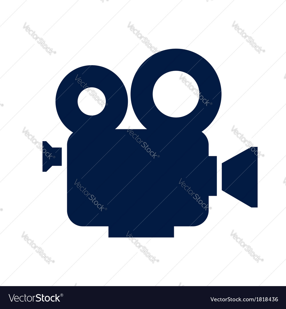 Cinema camera icon Royalty Free Vector Image - VectorStock