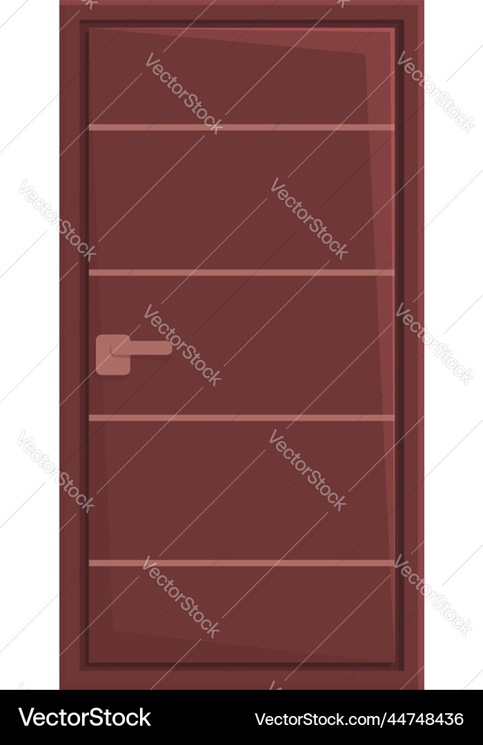 Frame door icon cartoon front home Royalty Free Vector Image