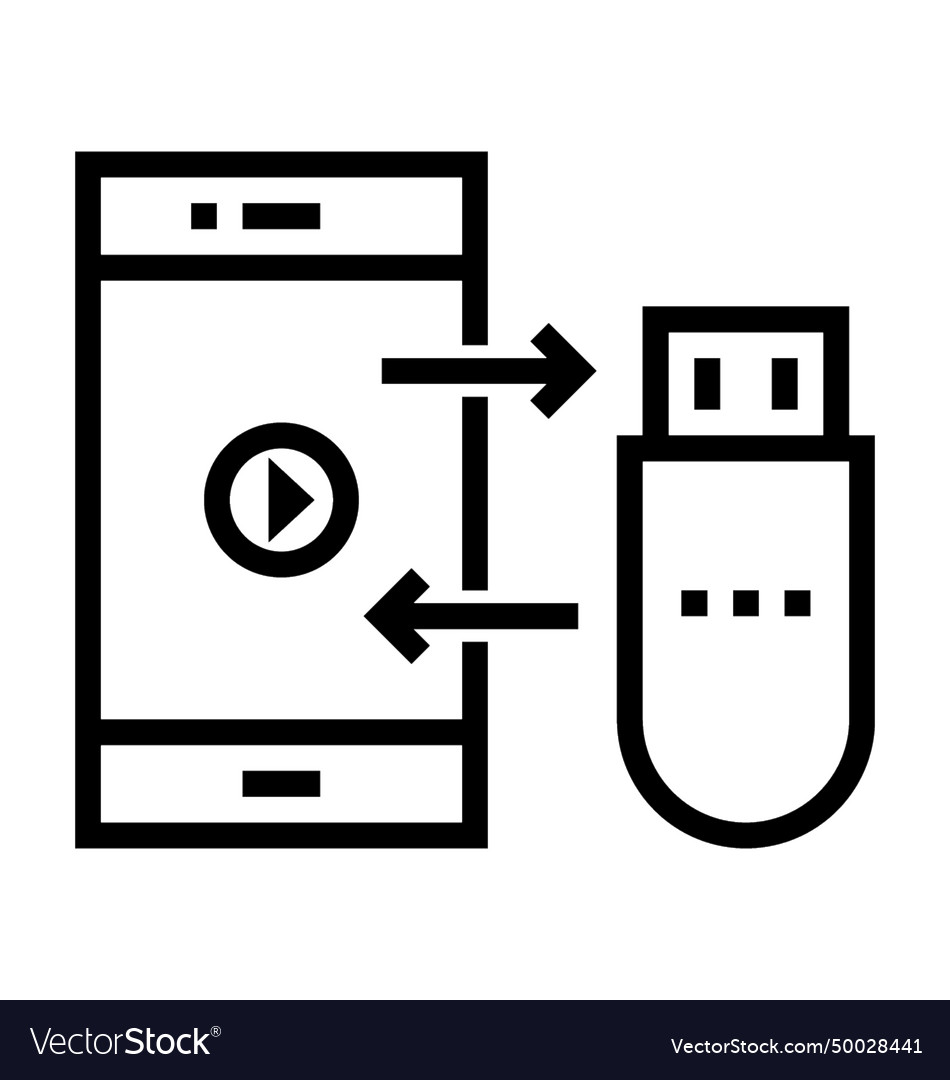 Data transfer icon Royalty Free Vector Image - VectorStock