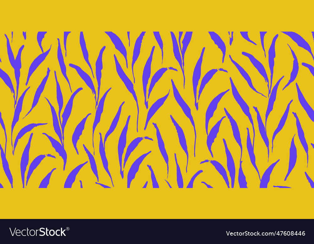 Seamless pattern with abstract natural forms Vector Image