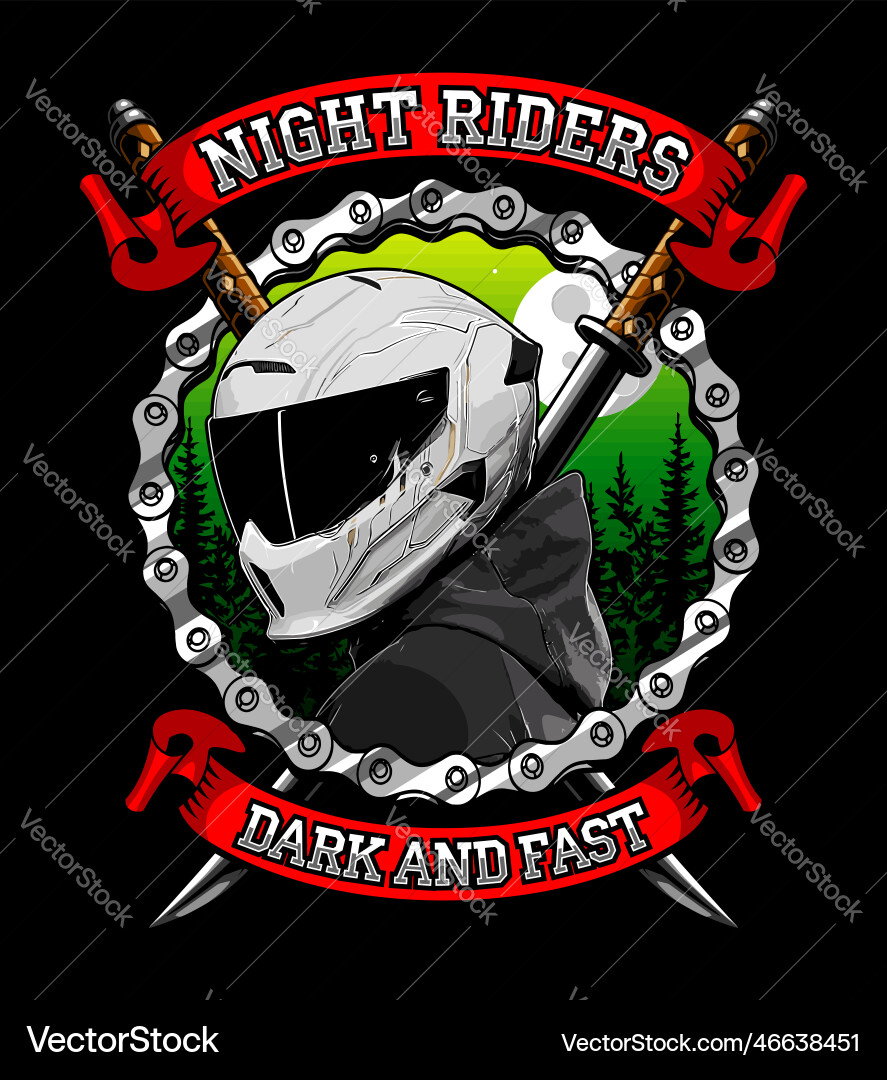 Biker template for graphic design Royalty Free Vector Image