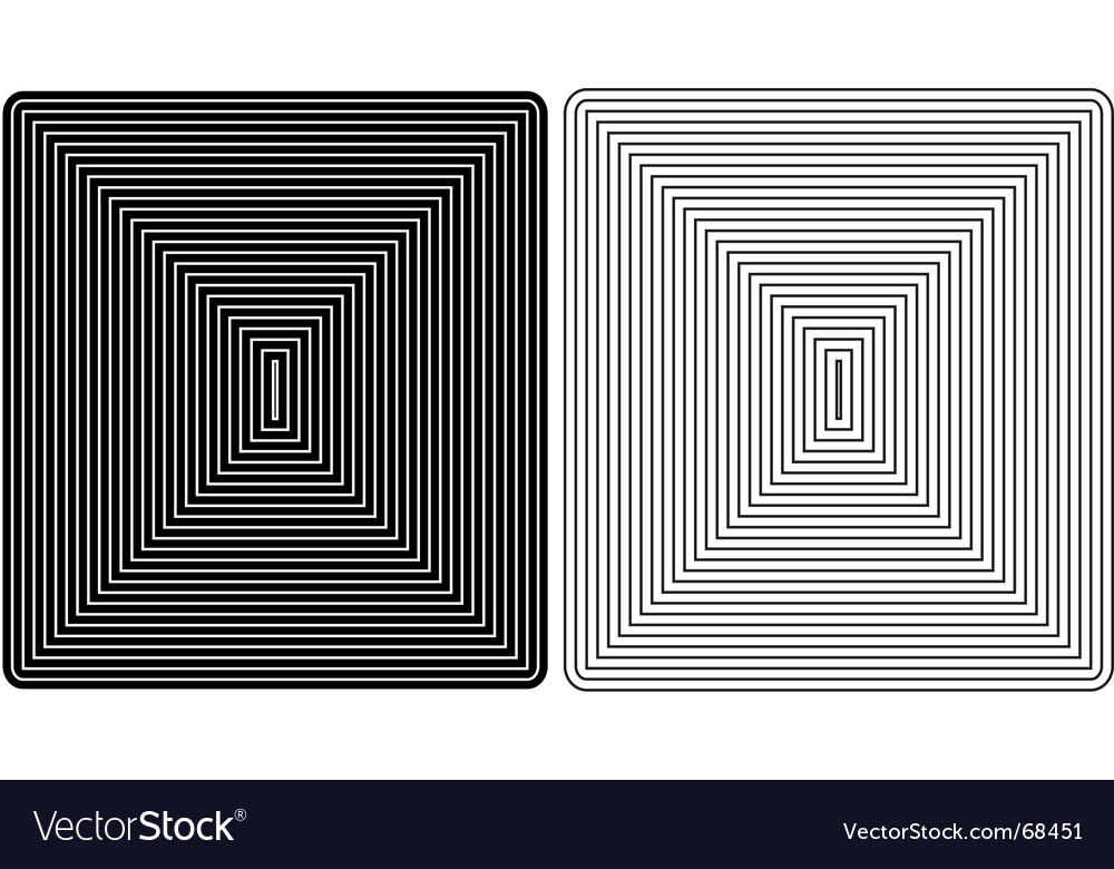 Square graphic Royalty Free Vector Image - VectorStock