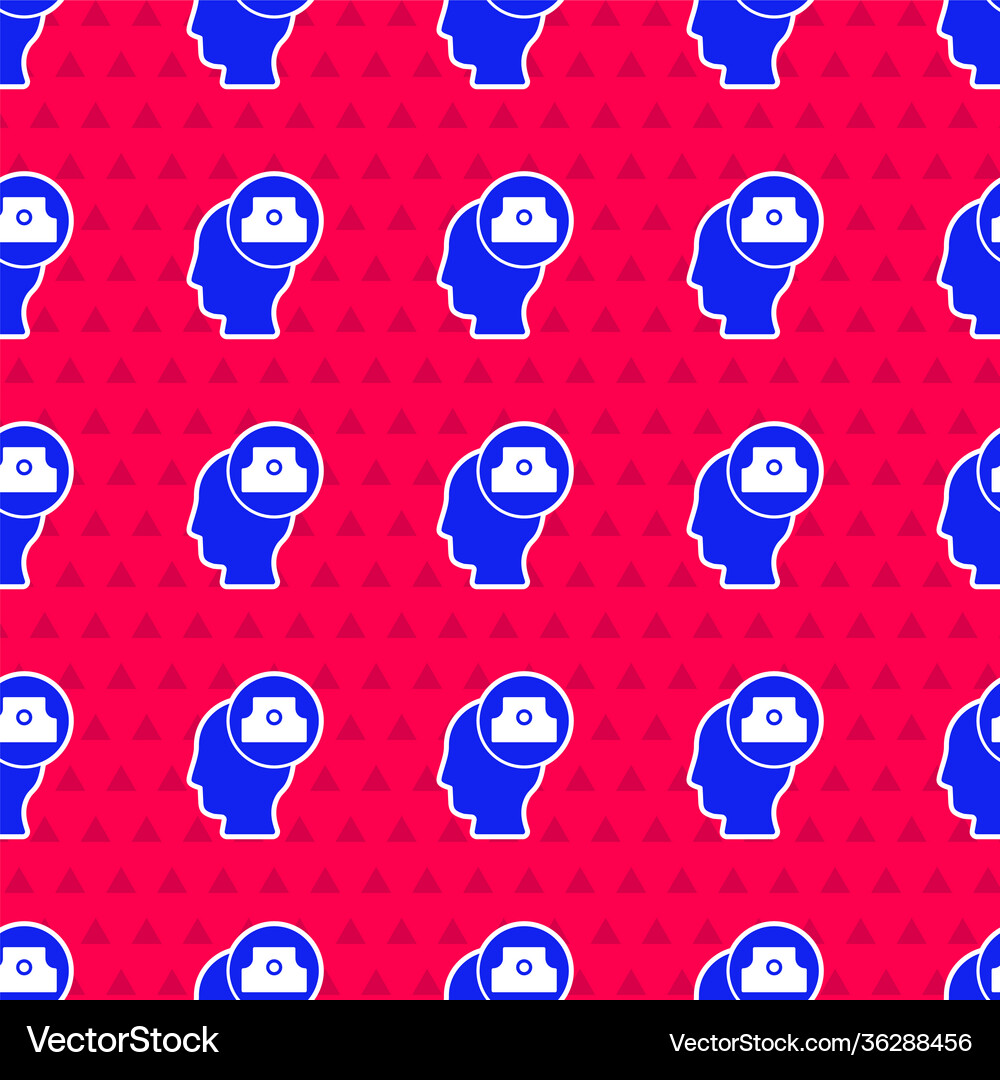 Blue spray can nozzle cap icon isolated seamless Vector Image