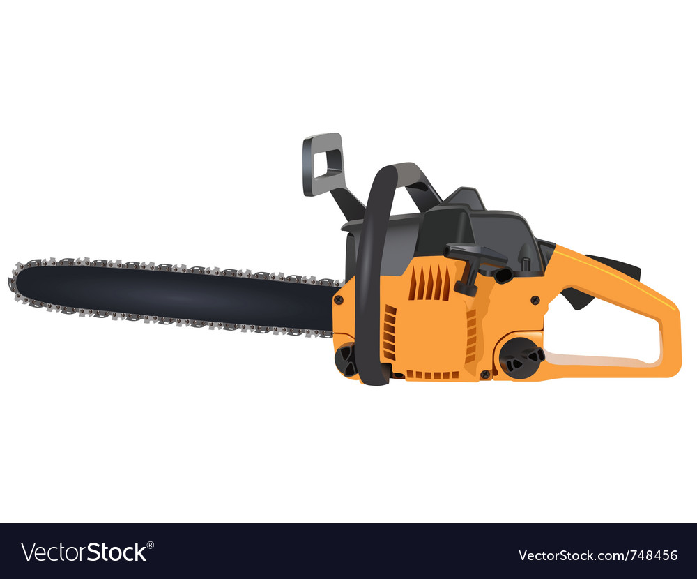 Chainsaw Royalty Free Vector Image - VectorStock