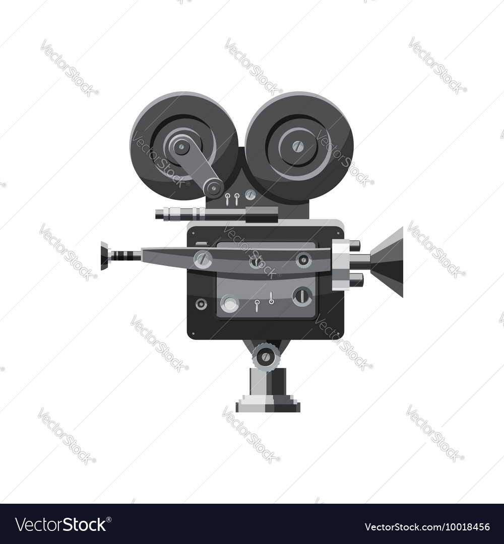 Retro camera icon cartoon style Royalty Free Vector Image