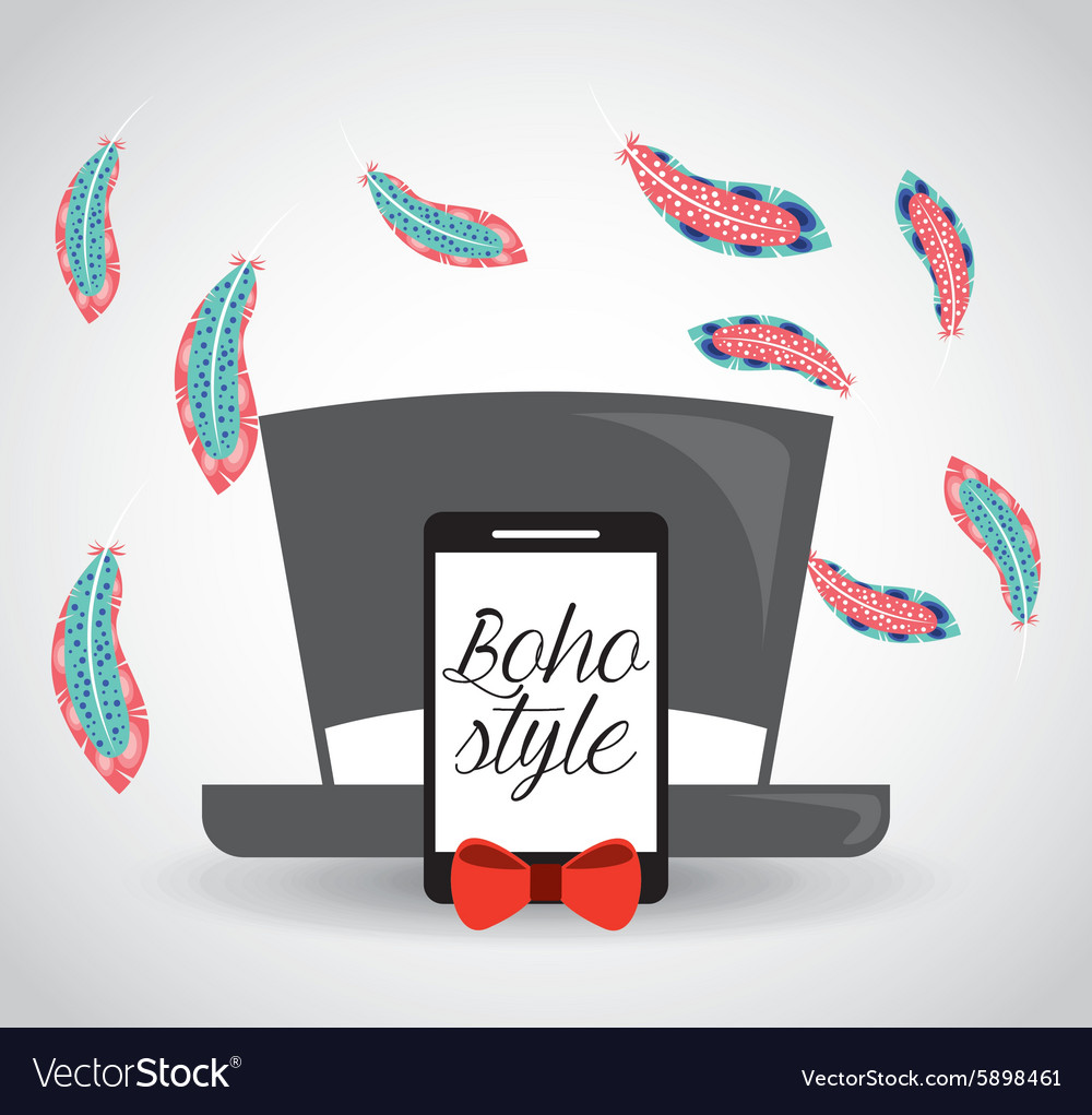 Boho style Royalty Free Vector Image - VectorStock