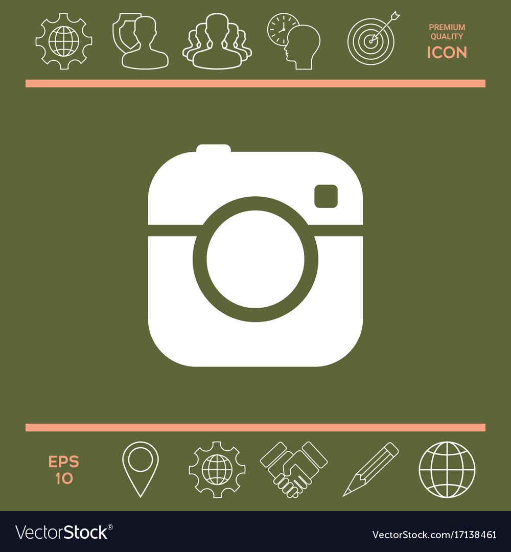 Camera sign Royalty Free Vector Image - VectorStock