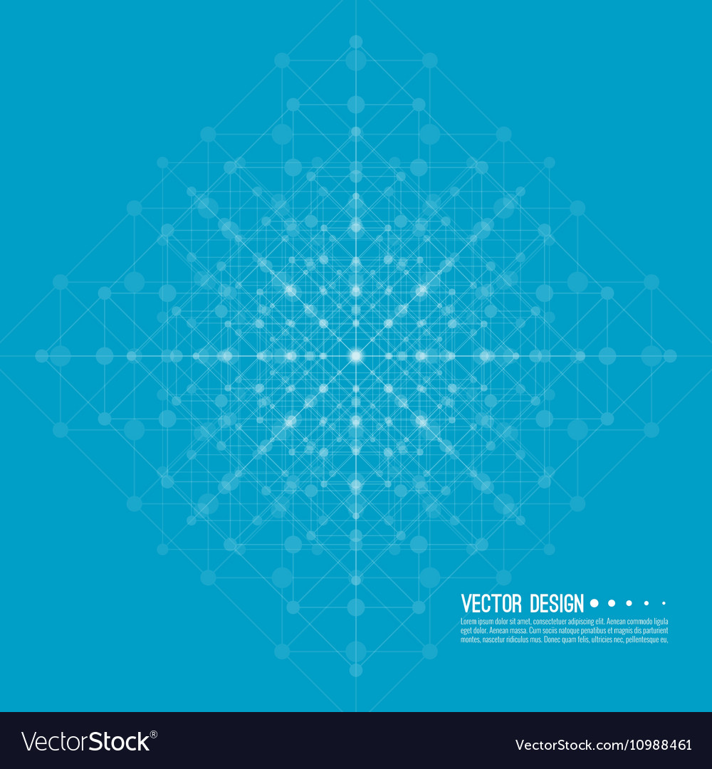 Virtual abstract background Royalty Free Vector Image